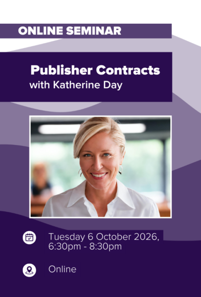 Seminar: Publisher Contracts with Katherine Day